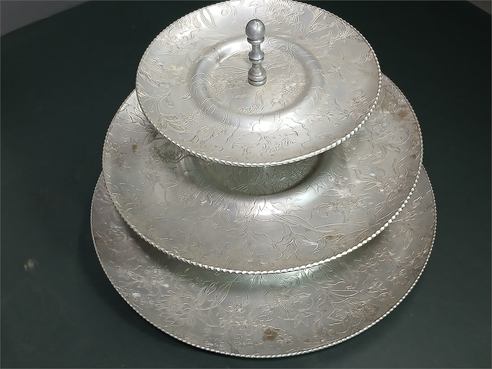 Transitional Design Online Auctions - Hand-wrought Aluminum Ware