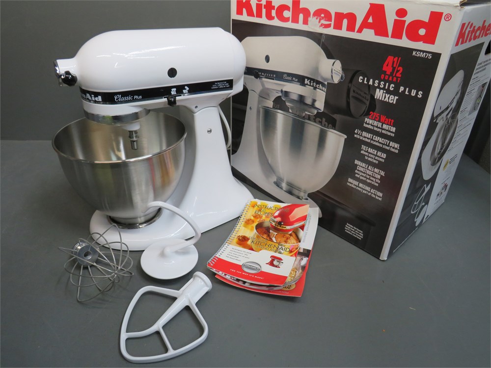 Transitional Design Online Auctions - KITCHENAID Classic Plus Mixer