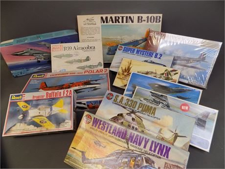 Transitional Design Online Auctions - Model Plane Kits