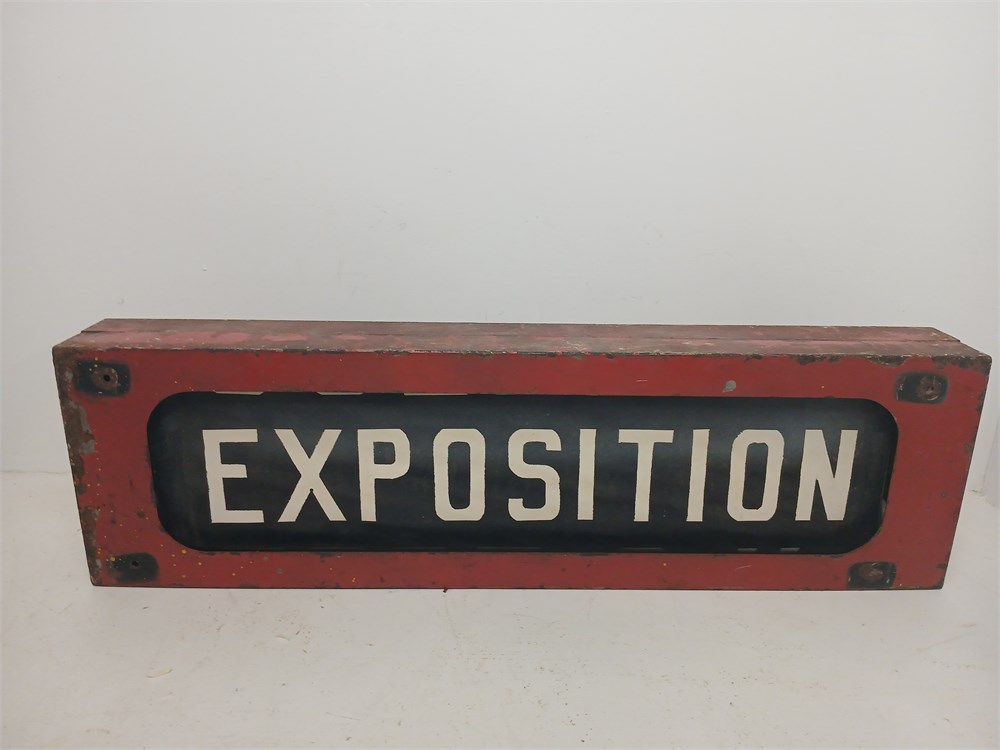 Transitional Design Online Auctions - Bus Destination Sign and Roller ...