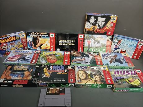 Transitional Design Online Auctions - Nintendo 64 (N64) video games ...