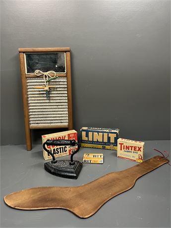 Transitional Design Online Auctions - Vintage Soap / Starch / Dye