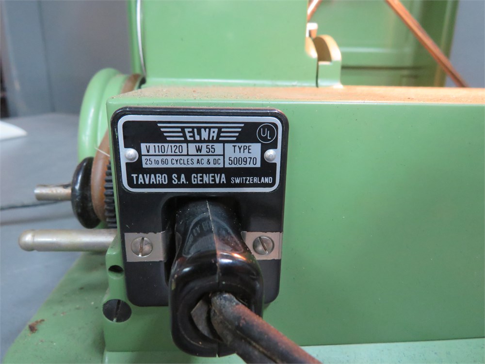 Transitional Design Online Auctions - Vintage Elna Grasshopper Portable ...