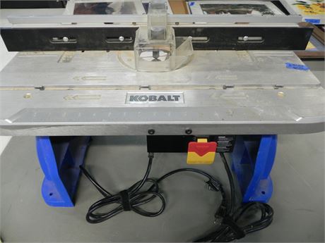 Transitional Design Online Auctions - Kobalt Router 12 AMP / Table