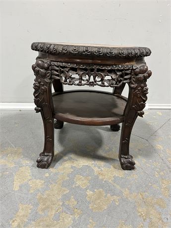 Transitional Design Online Auctions - Asian Inspired Side Table