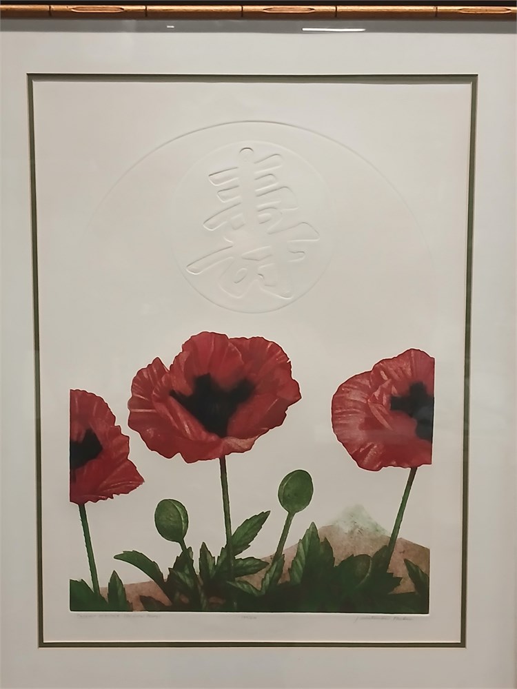 Transitional Design Online Auctions - Original colored etching on ...