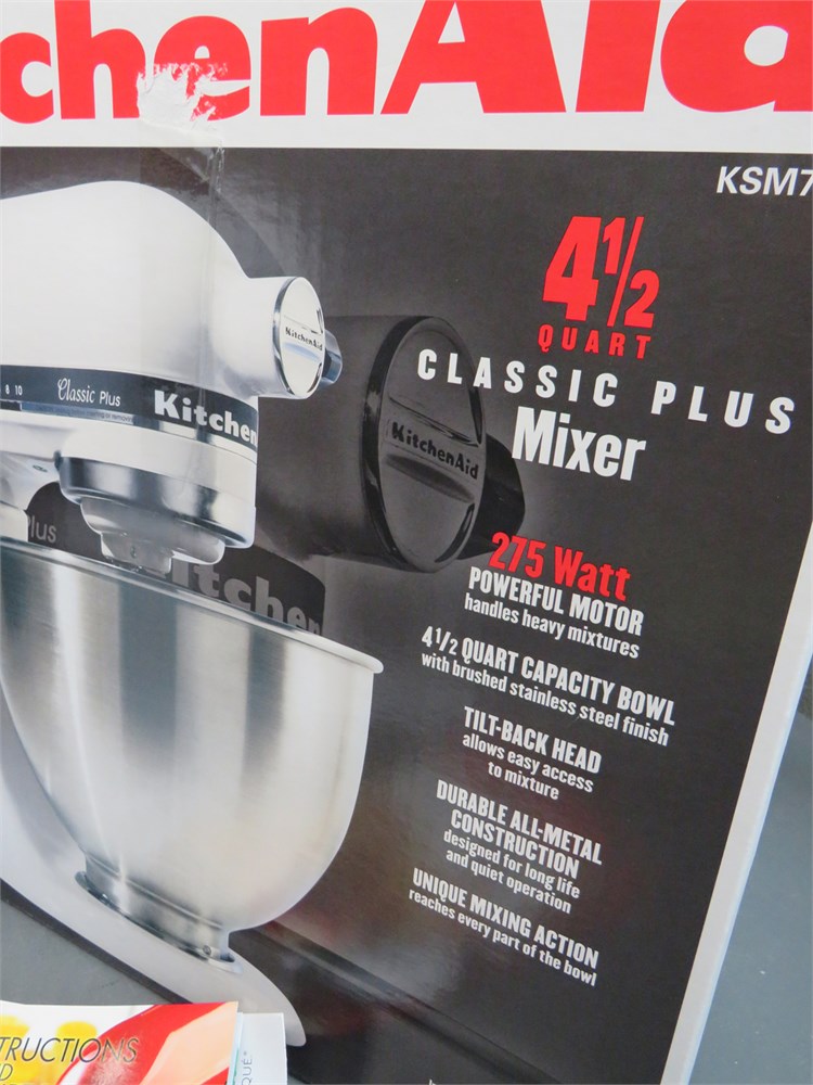 Transitional Design Online Auctions - KITCHENAID Classic Plus Mixer