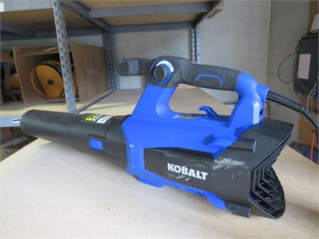 Transitional Design Online Auctions - KOBALT Electric Leaf Blower