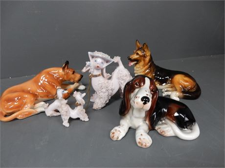 Transitional Design Online Auctions - Ceramic Dogs / 4 / Napco ...