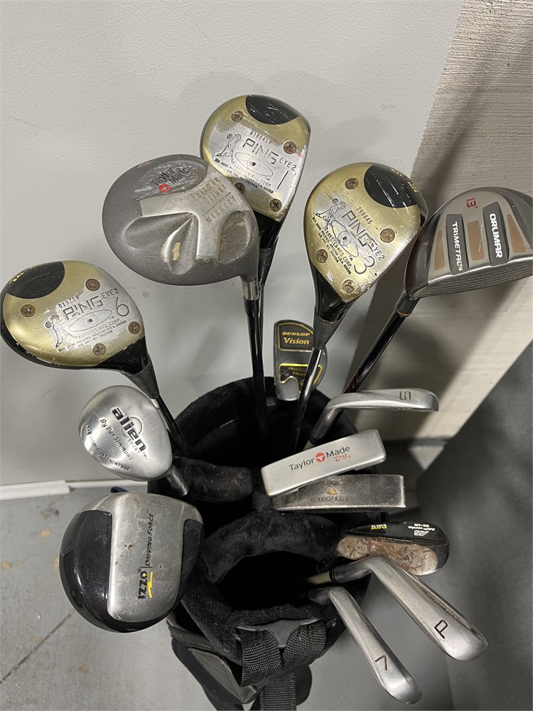 Transitional Design Online Auctions - Golf Bag / Clubs / Presentation ...