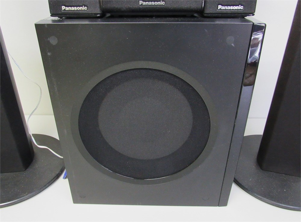 Transitional Design Online Auctions - Panasonic Home Theater Sound ...