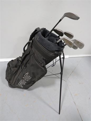 Transitional Design Online Auctions - Taylormade Golf Clubs & Bag