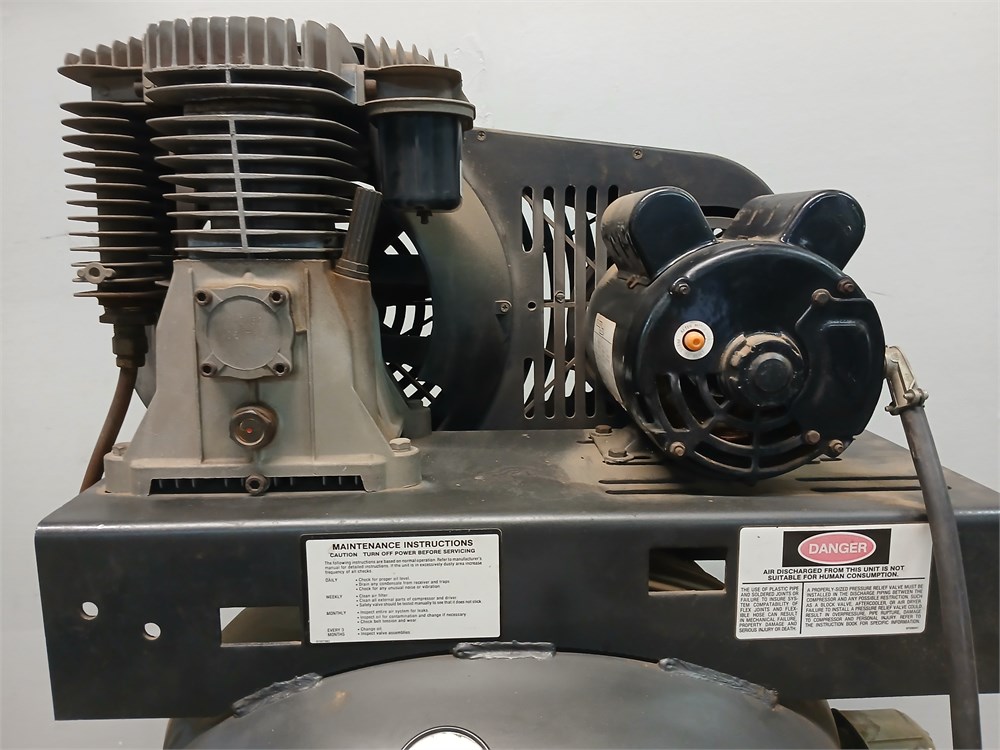 Transitional Design Online Auctions - Vertical Air Compressor