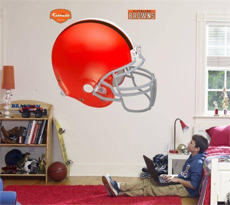 Transitional Design Online Auctions - Cleveland Browns Helmet Fathead ...