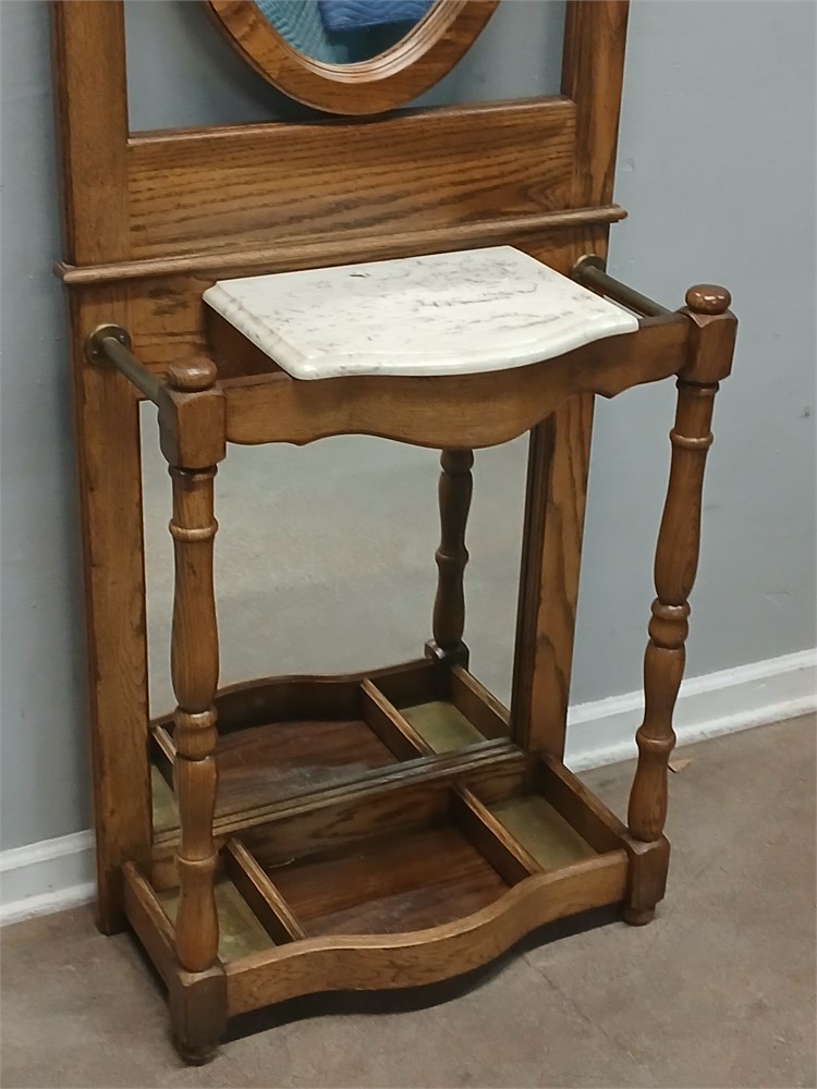 Transitional Design Online Auctions - Pulaski mirrored hall tree