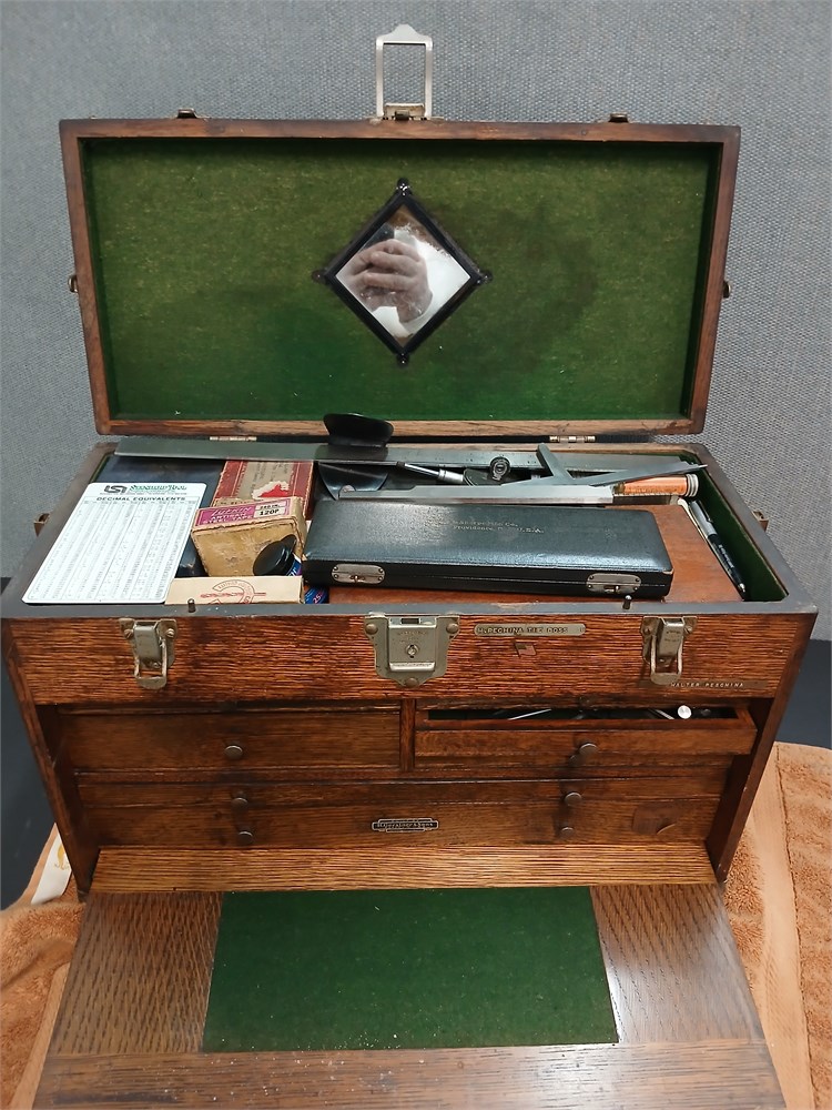 Transitional Design Online Auctions - H. Gerstner & Sons Machinist Box / Supplies / 04TC