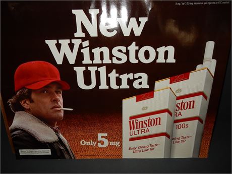 Transitional Design Online Auctions - Cigarette Advertisement / New ...