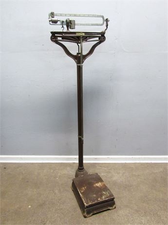 Transitional Design Online Auctions - Doctor's Scale Vintage Standing ...