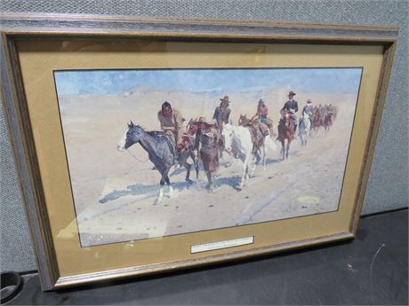 Transitional Design Online Auctions - FREDERIC REMINGTON "Pony Tracks ...