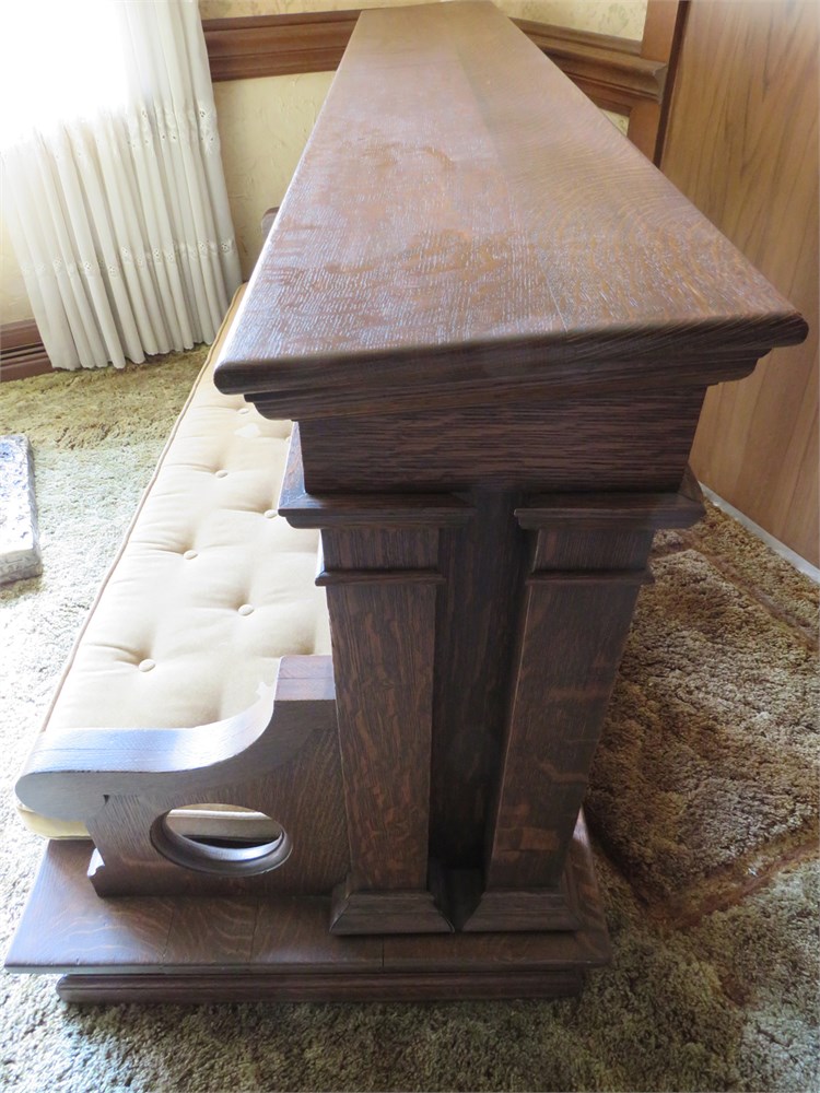 Transitional Design Online Auctions - Vintage Communion Rail / Prayer ...