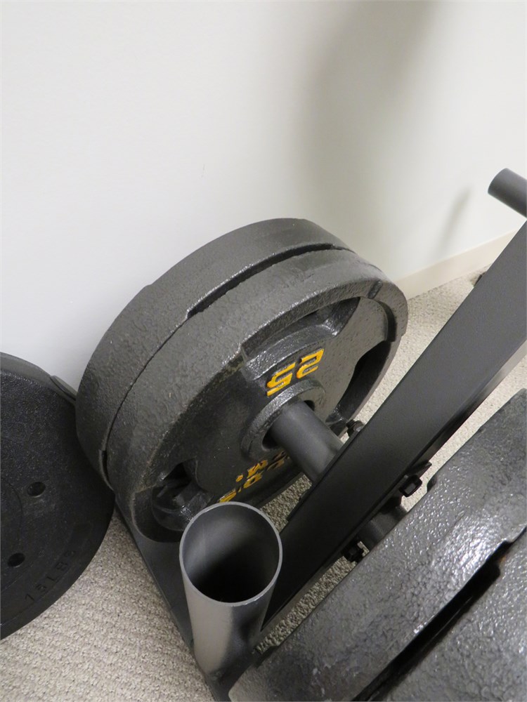 Transitional Design Online Auctions - Olympic Weights Plate Lot Ethos ...