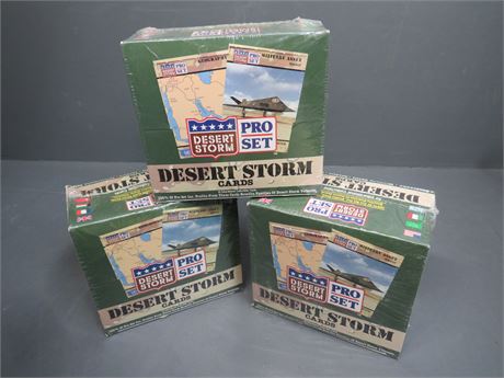 Transitional Design Online Auctions - Desert Storm Pro Set Collector Cards