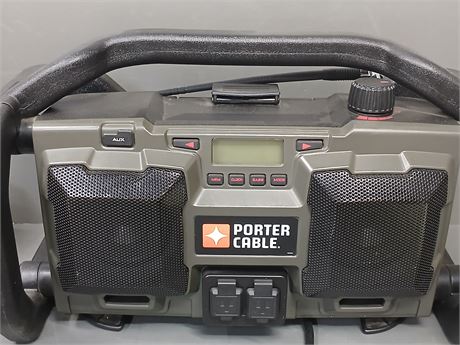 Transitional Design Online Auctions - Jobsite Radio / Porter Cable