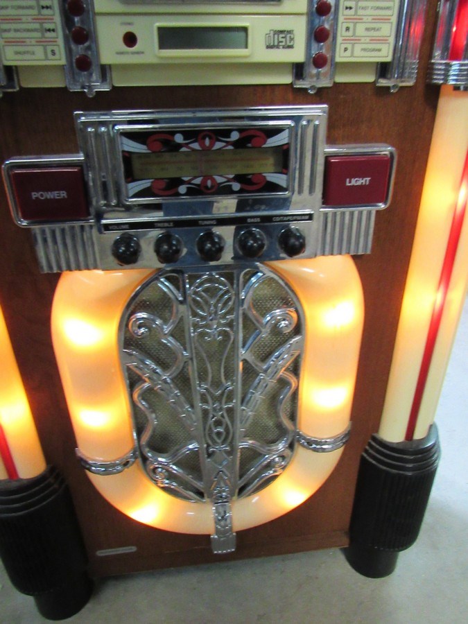 Transitional Design Online Auctions - 1996 "Jukebox" Polyconcept AM/FM CD/Cassette - Wurlitzer ...