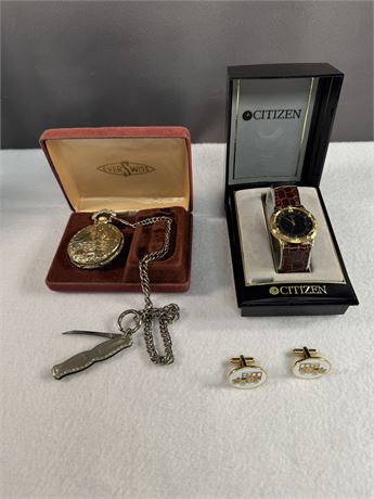 Transitional Design Online Auctions - Watches - Citizen - Collectible ...
