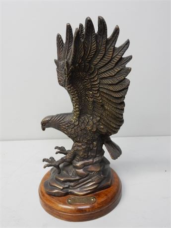 Transitional Design Online Auctions - Eagle Sculpture / Bronze / MGM ...