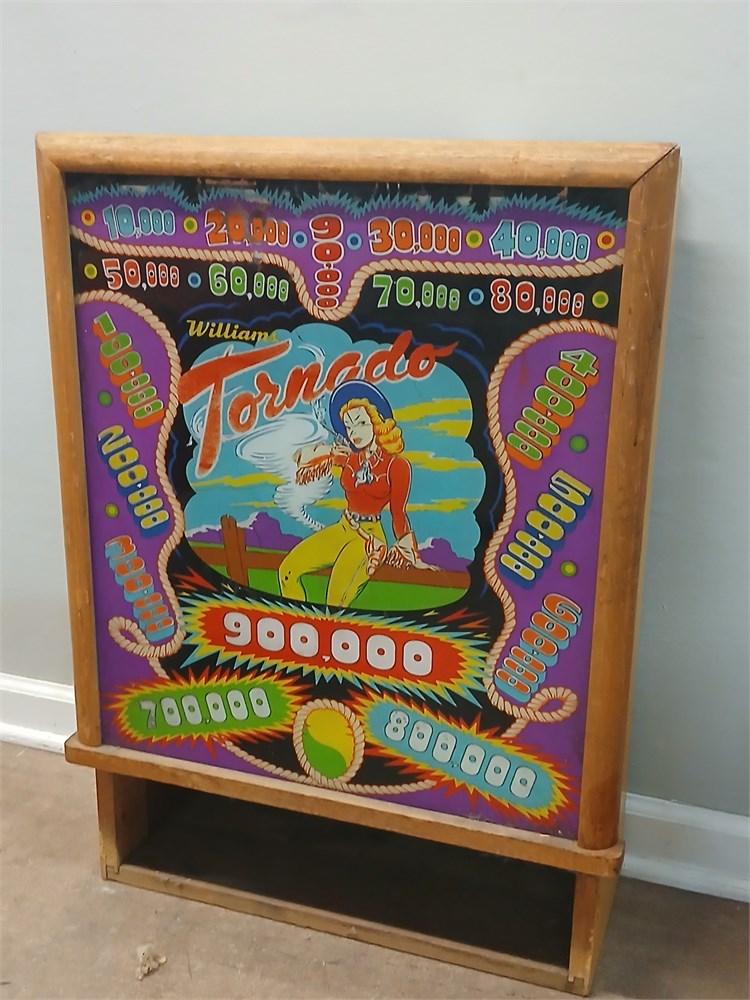 Transitional Design Online Auctions - 1947 Tornado "Williams" Pinball ...