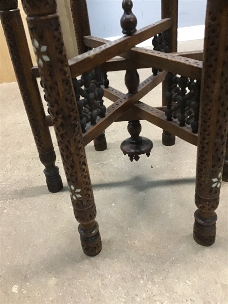 Transitional Design Online Auctions - Moroccan Brass / Copper Engraved ...