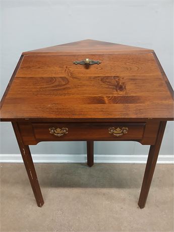 Transitional Design Online Auctions - Yield House Slant-front Corner ...