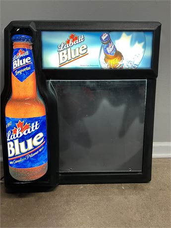 Transitional Design Online Auctions - Labatt Blue Bar Sign