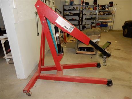 Transitional Design Online Auctions - Ex-Cell 2 Ton Engine Crain