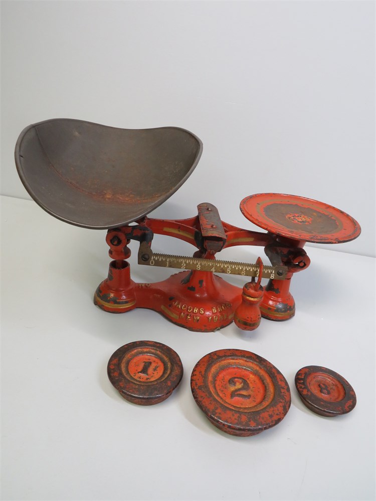 Transitional Design Online Auctions - Vintage Jacobs Bros. Cast Iron ...