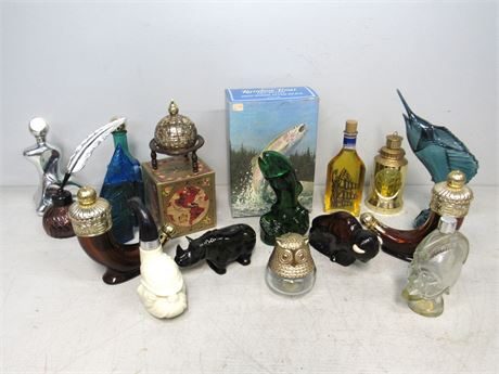 Transitional Design Online Auctions - Lot of 16 AVON Figural Bottle ...