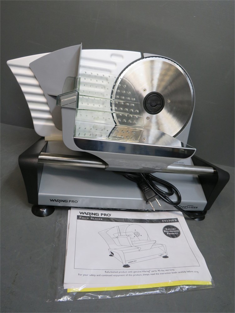 Transitional Design Online Auctions - WARING PRO Food Slicer