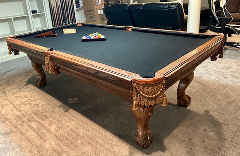Transitional Design Online Auctions - AMERICAN HERITAGE Billiard Table IN AURORA, OH