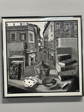 Transitional Design Online Auctions - M.C. Escher / Still Life & Street