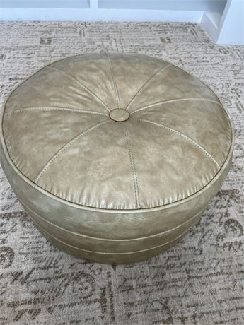 Transitional Design Online Auctions - Hassock/ Ottoman / Mid-Century Style