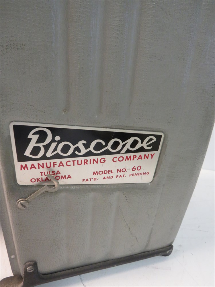 Transitional Design Online Auctions - BIOSCOPE Model 60 Projecting ...