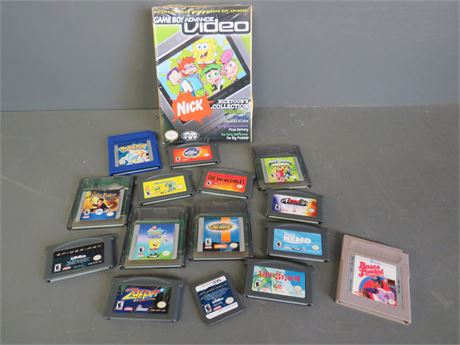Transitional Design Online Auctions - NINTENDO Video Game Cartridges