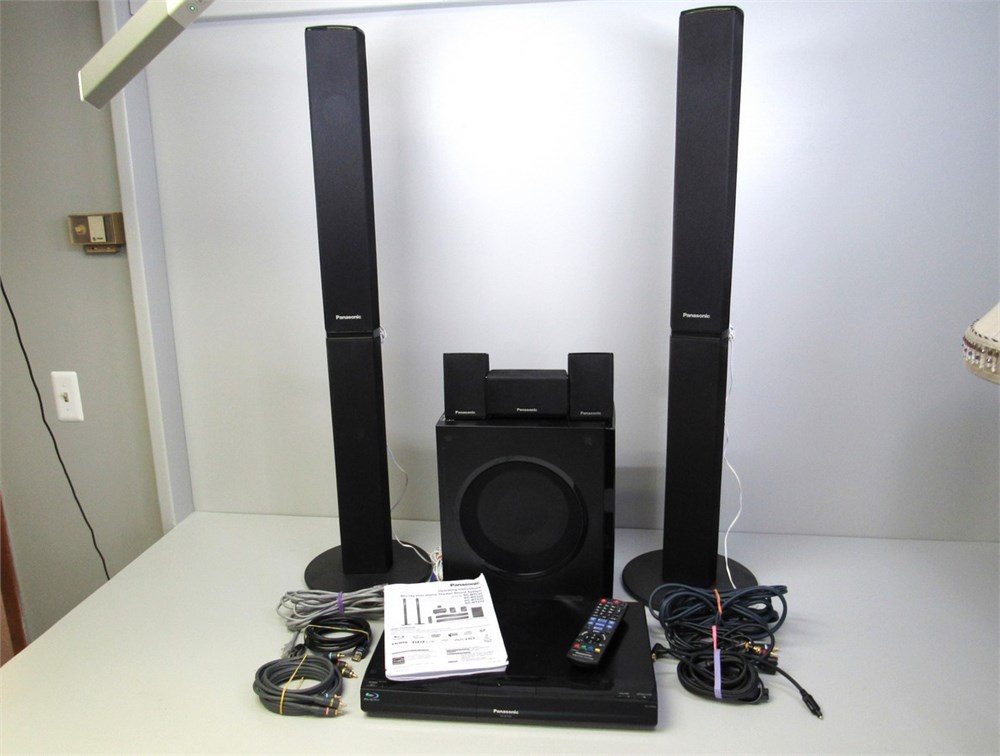 Transitional Design Online Auctions - Panasonic Home Theater Sound ...