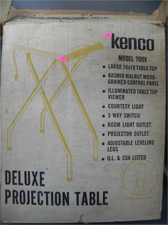 Transitional Design Online Auctions - Kenco 700V Deluxe Projector Table,