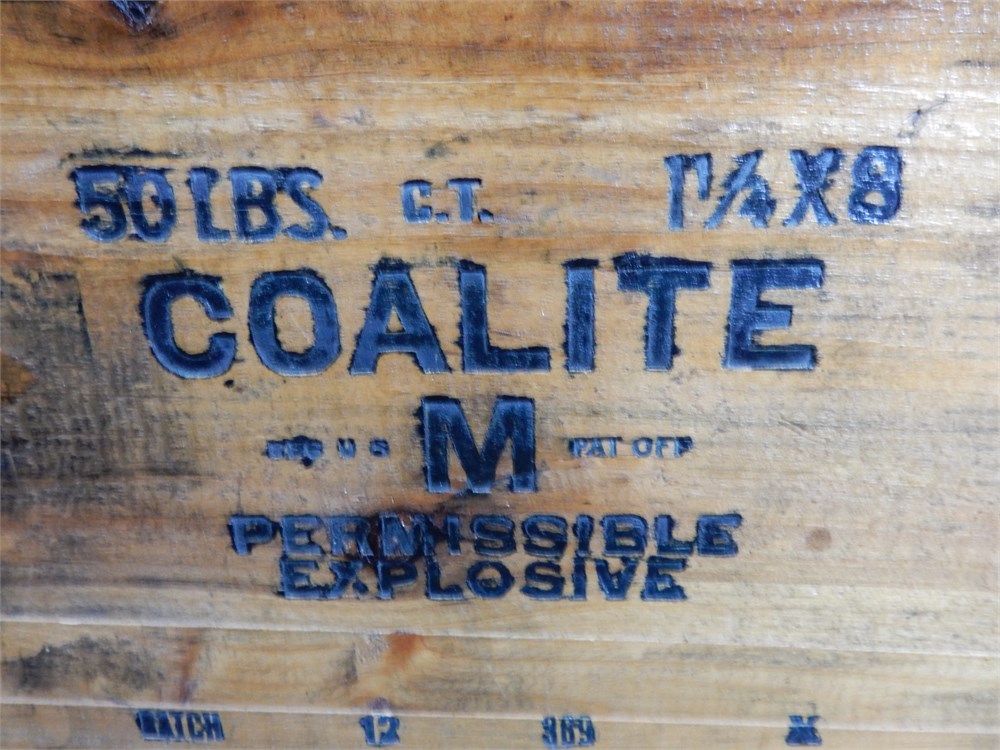 Transitional Design Online Auctions - Wood Crate / Atlas Powder Co ...