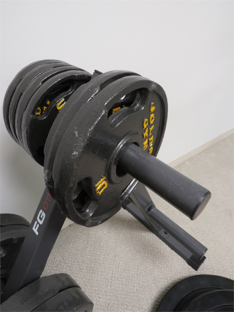 Transitional Design Online Auctions - Olympic Weights Plate Lot Ethos ...