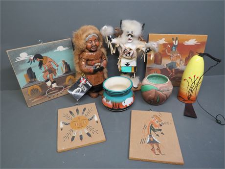 Transitional Design Online Auctions - Native American Artisan Decoratives
