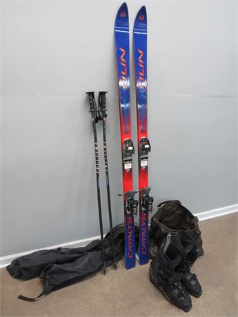 Transitional Design Online Auctions - OLIN Catalyst Snow Skis / Salomon ...