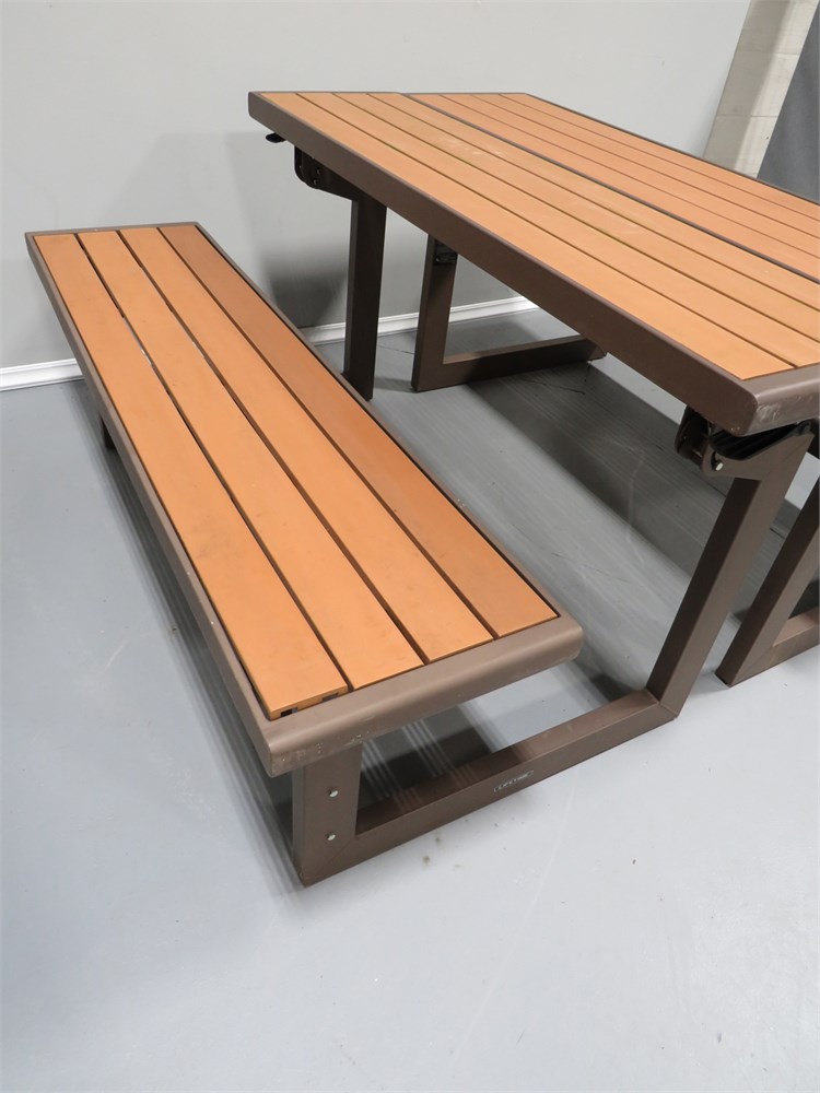 Transitional Design Online Auctions - LIFETIME Convertible Picnic Table ...